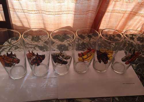Пивные бокалы чешского стекла