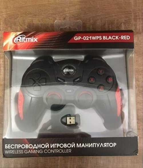 Геймпад Ritmix GP-021WPS Black-Red новый, запечата