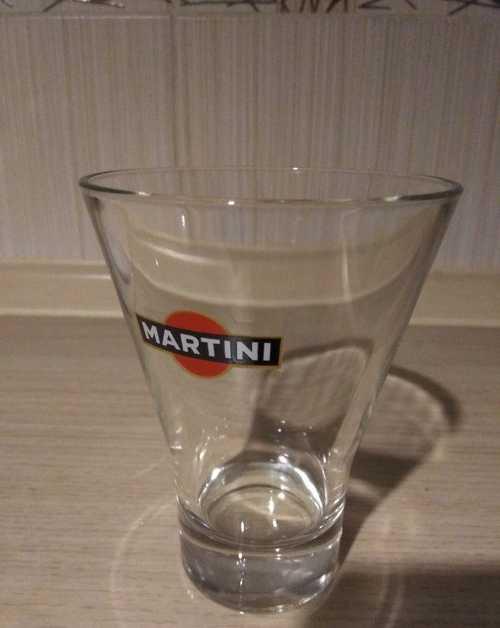 Стакан стеклянный с логотипом martini