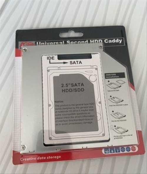 Optibay ide-SATA 12.5 mm Caddy