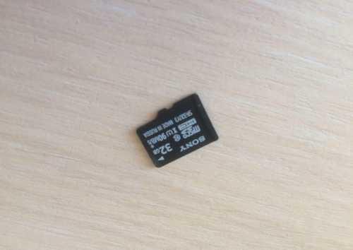 Карта памяти Sony micro Sd 32gb