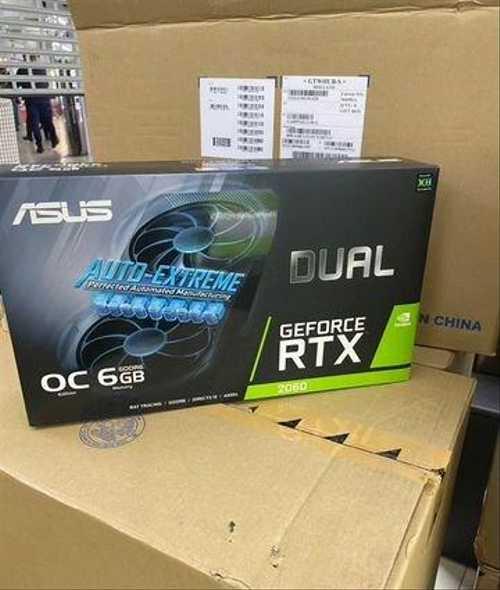 Новые видеокарты Asus GeForce RTX 2060 dual