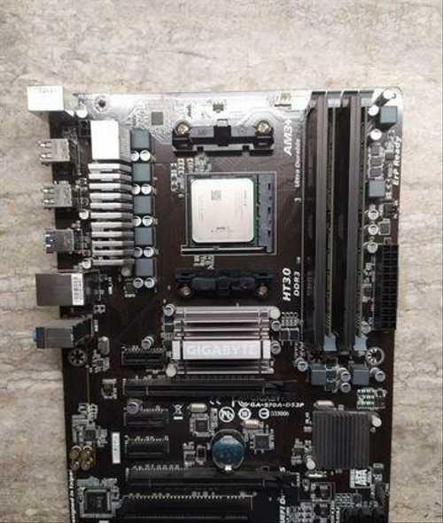 Gigabyte GA-970A-DS3P \\ AMD FX-8320 \\ 16гб RAM