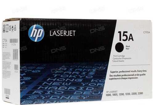 Картридж HP C7115A № 15A черный