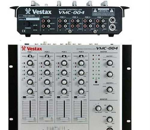 Микшерный пульт Vestax VMC 004 проф Dj сост идеал