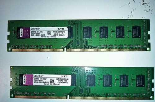 Оперативная память ddr3 Kingston kvr Kvr1333d3n9k2