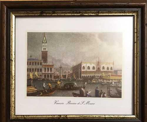 Постер картины Bacino di S.Marco (Венеция) 13х15см