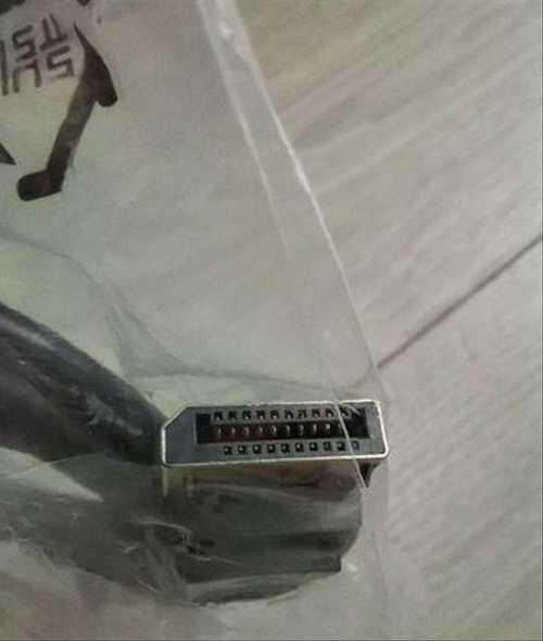 Кабель displayport-displayport 1.8m