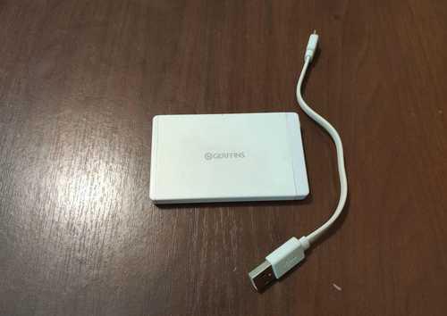 Внешний аккумулятор Power bank 2500 мАч