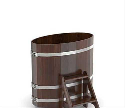 Купель bentwood Лиственница Морёная 0,69*1,31*1,2