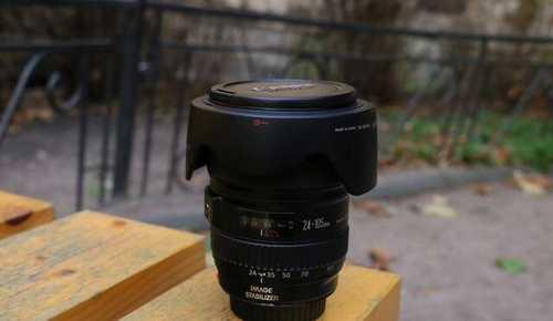 Canon 24-105, 3 фильтра, бленда, чехол