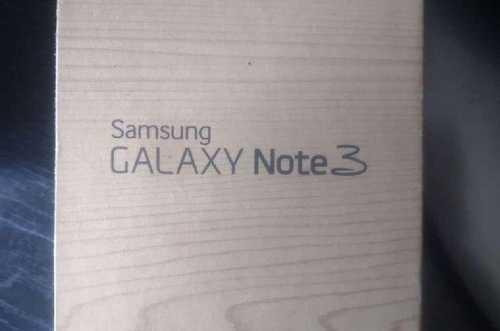 Коробка от Samsung Galaxy Note 3
