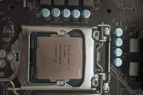 Процессор и мат.плата intel i5-7500t + msi H270 PC
