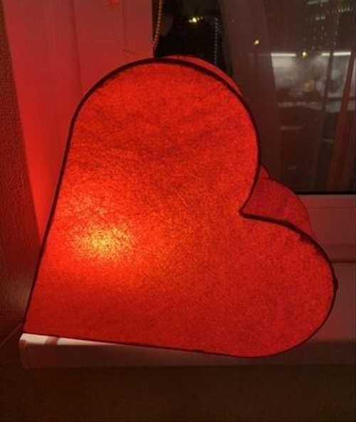 Светильник IKEA сердце
