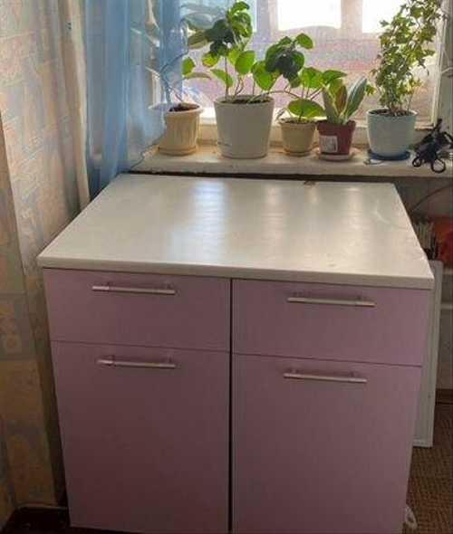 Кухонная столешница с ящиками, кухонный гарнитур