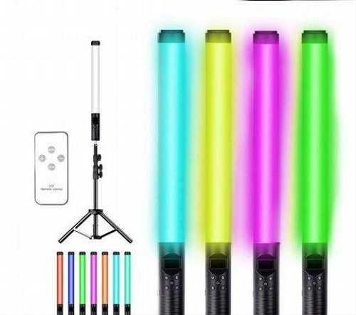 Светодиодная беспроводная лампа RGB Light Stick