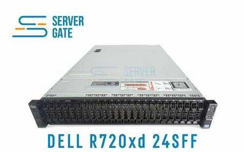 Сервер dell R720xd 24SFF 2x E5-2680v2 64GB