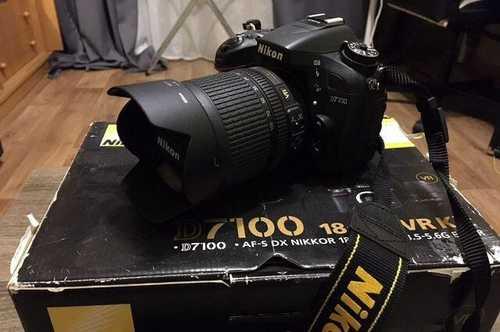 Nikon d7100 kit (объектив 18-105) + штатив