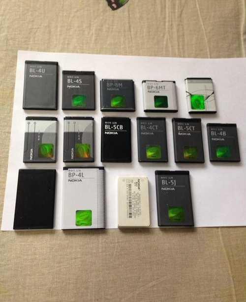 Аккумуляторы для кнопочных телефонов Nokia