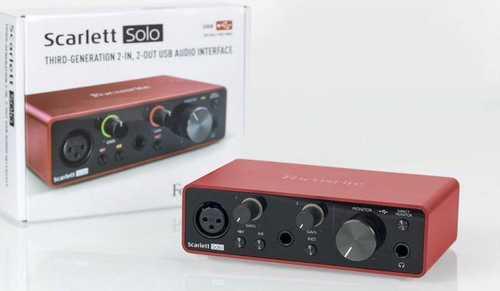 Внешняя звуковая карта focusrite solo