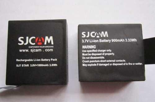 Аккумуляторы для экшн-камеры SJ4000, SJ7000