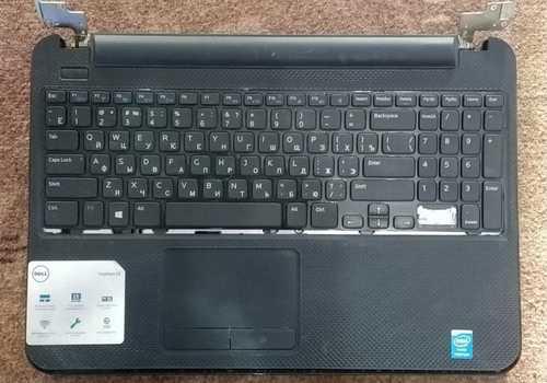 Dell inspirion 3521-7390 корпус, низ с клавой