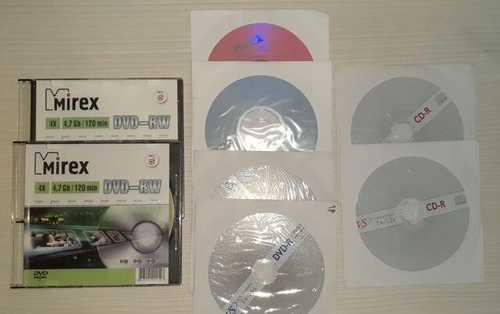 Пустые диски (болванки) DVD-R и CD-R