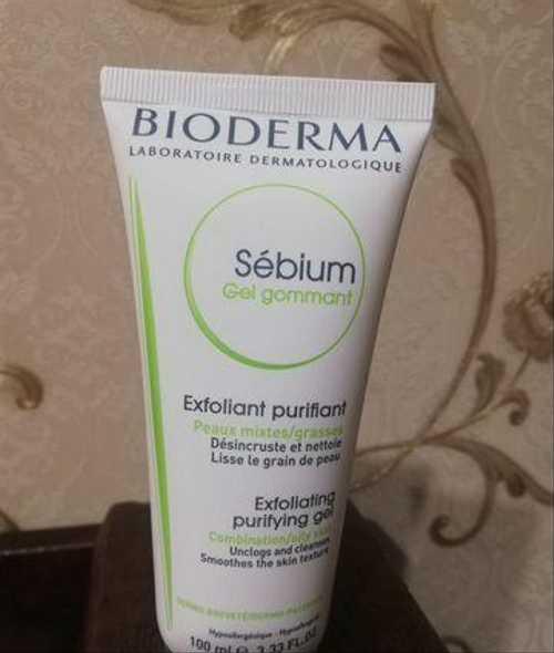 Bioderma sebium gel gommant гуммирующий гель