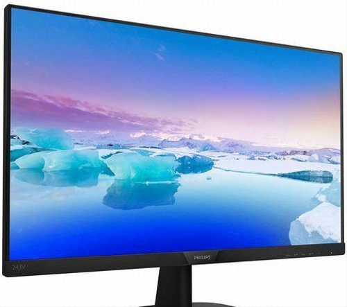 Монитор Phillips 24" 243V7QSB full HD; IPS; DVI; 7