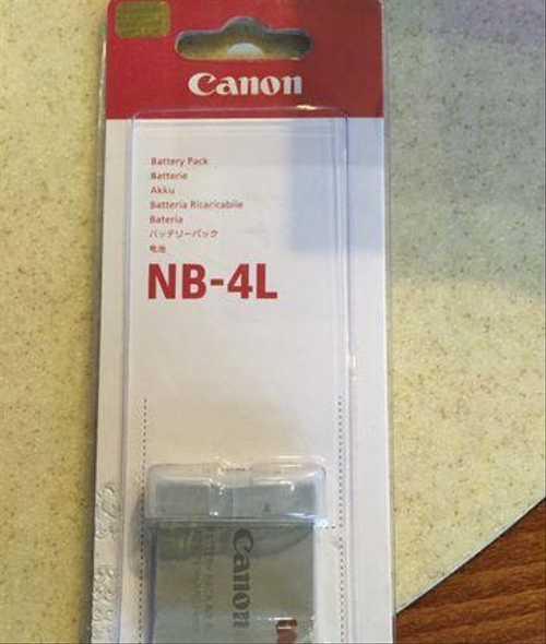 Аккумулятор canon nb 4l