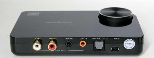 Creative sound blaster x-fi surround 5.1 pro