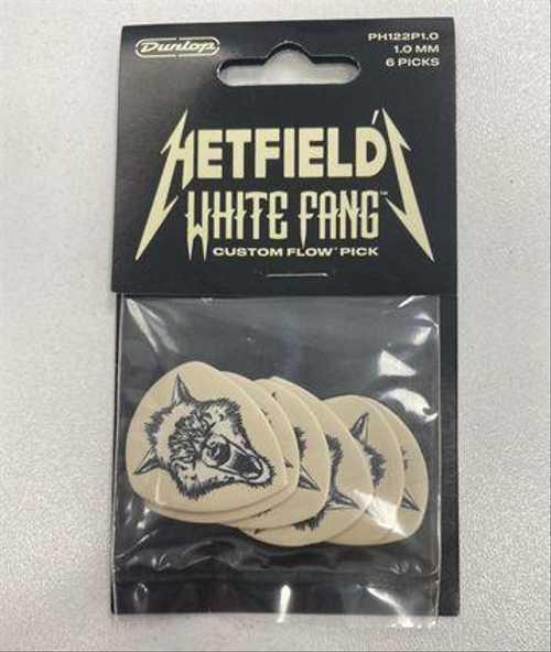 Медиатор metallica white fang
