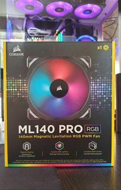 Вентилятор corsair ML140 PRO RGB