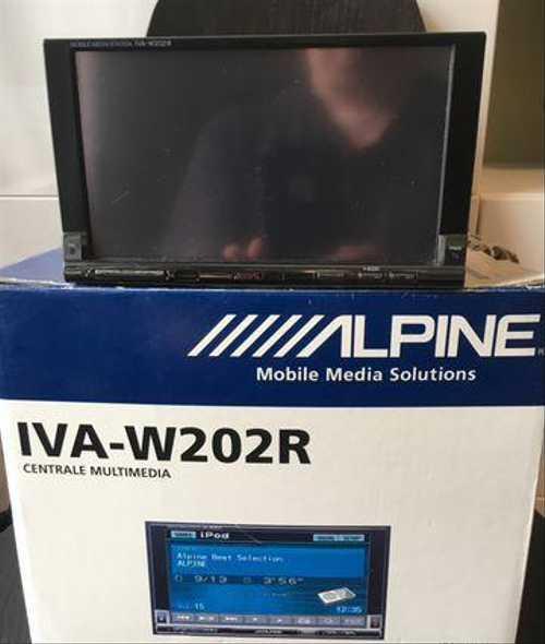 Магнитола 2din Alpine iva-w202r