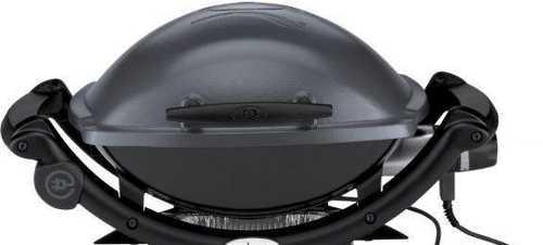 Weber Q1400 электрический гриль, темно-серый