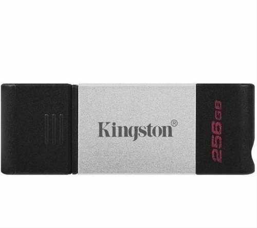 USB Flash накопитель 256GB Kingston DataTraveler 80 (DT80/256GB) USB Type C Черный