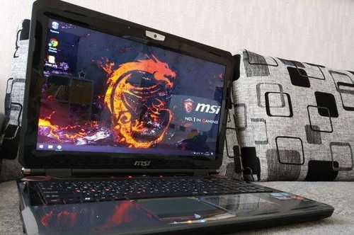 Игровой ноутбук MSI, i5, 10 Gb, 240 SSD