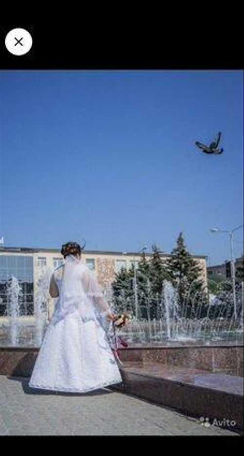 Свадебное платье 60-62р