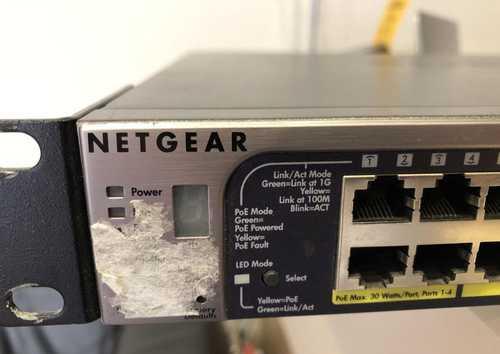 Коммутатор netgear GS748TPS 48 портов POE