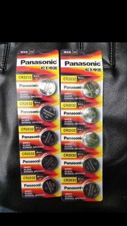 Новые батарейки CR2032 Panasonic