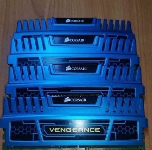 Corsair Vengeance DDR3, 16GB (4 x 4GB), 1600MHz