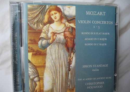 Моцарт 5 концертов для скрипки 2 CD аудио лицензия