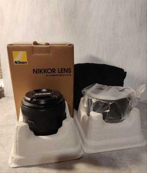Объектив Nikkor Lens AF-S 50 mm f/1,4G