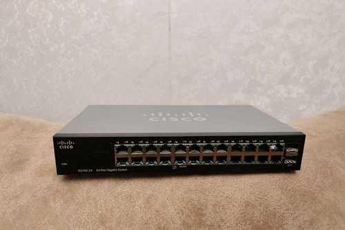 24-портовый, коммутатор Cisco SG102-24 v2