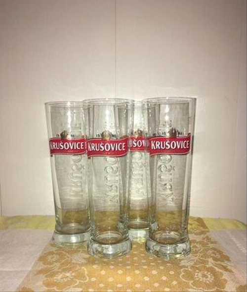 Пивные стаканы Krusovice 0,5 л