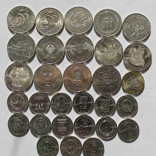 Казахстан 20,50,100 тенге 1993-2015 100 монет