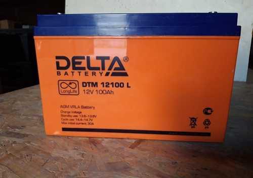 Аккумулятор агм Delta 100