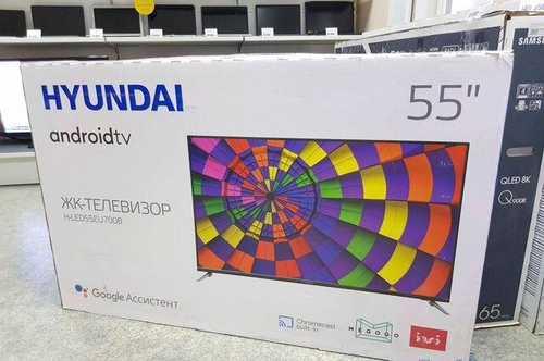 Новый телевизор Android Smart TV Hyundai 55" 4K T2