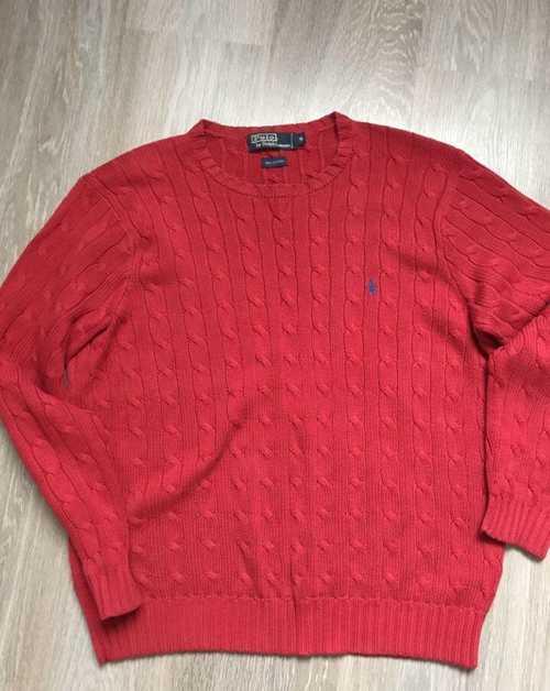 Ralph Lauren polo свитер вязаный красный M