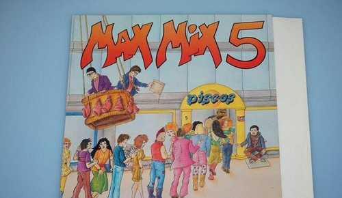 "Max Mix 5" -Various -1987 -Spain -Italo-Disco -LP